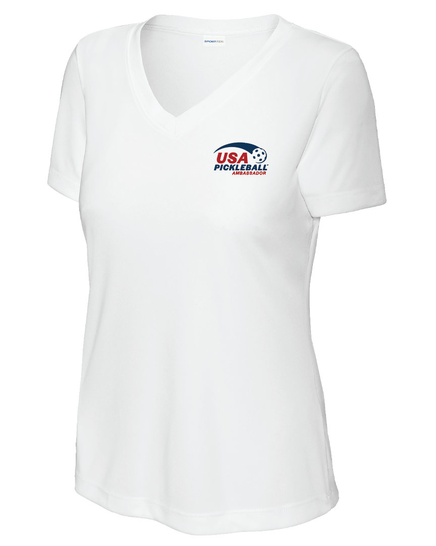 USA Pickleball Ambassador Performance V-Neck – USAPickleballShop.com